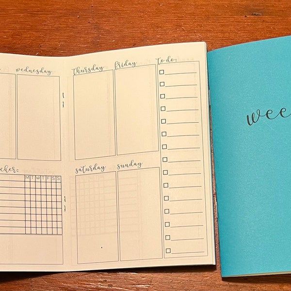 B6 - Weekly Planner Insert - TN - Etsy