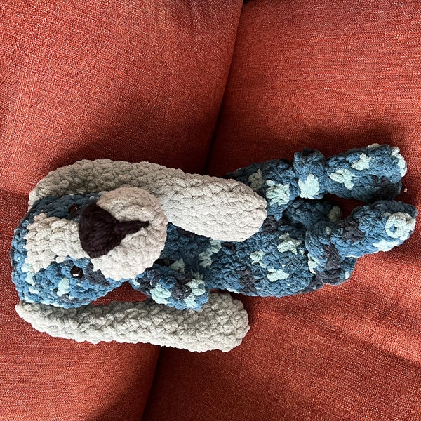Hunley Hound + Teacup Pup Pattern | Knotted Dog Lovey - Etsy