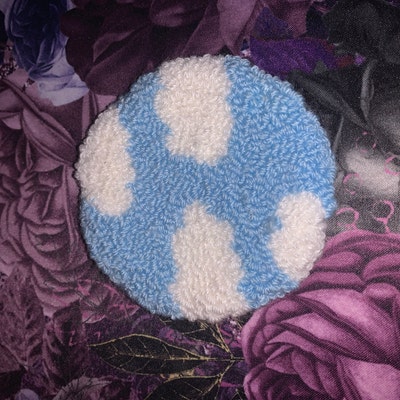 Cloud Coaster Tufted Coaster Home Decor Coaster Gift Idea - Etsy