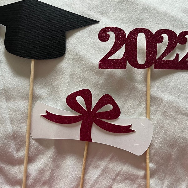 Graduation Party Decorations 2024, Graduation Centerpiece Sticks, Grad ...