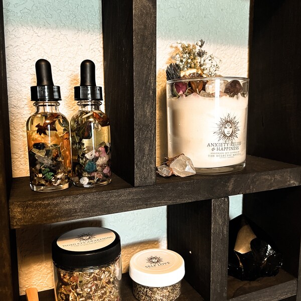 Spirit Guide Connection Botanical & Crystal Infused Oil- Intention Oil ...