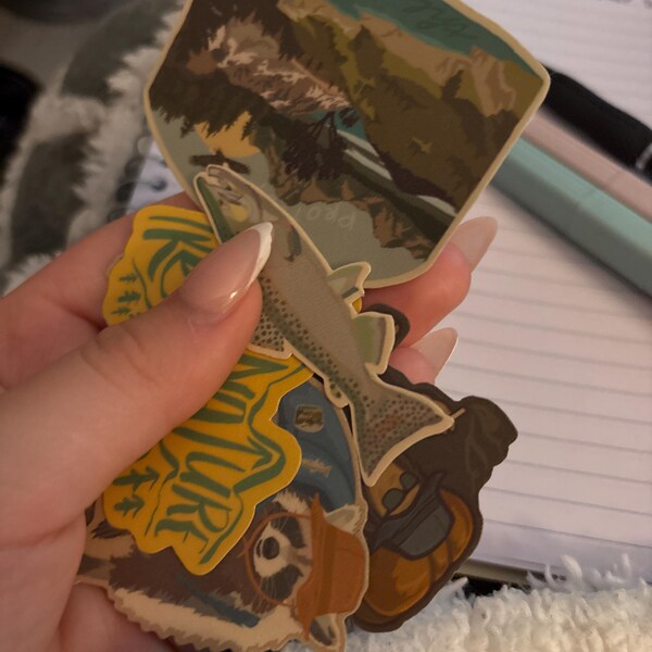 Adventure Sticker Pack | Weatherproof Travel/nomad/granola/hiking ...