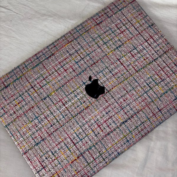 Boho Woven Fancy Yarn MacBook Hard Case Cover for MacBook Air 13 ...