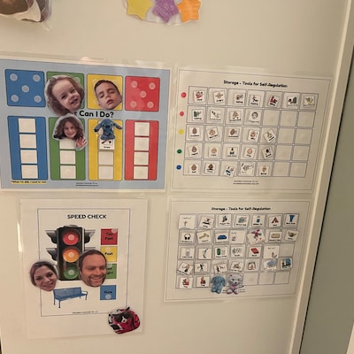 Self-regulation Cards Self-regulation Chart Big Feelings - Etsy