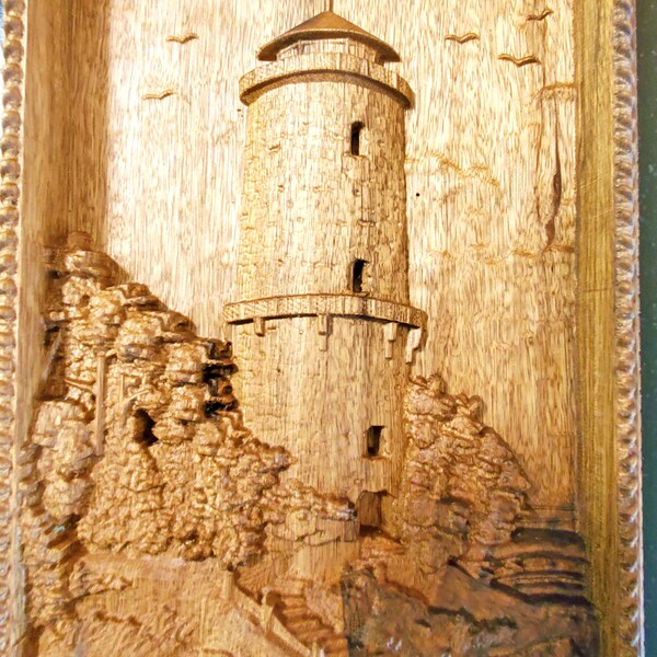 Lighthouse, 3D STL Model, CNC Router Engraver, Artcam, Aspire, CNC ...