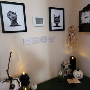 Spooky Bog Creature Creepy Cute Dark Art Fantasy Illustration Horror ...