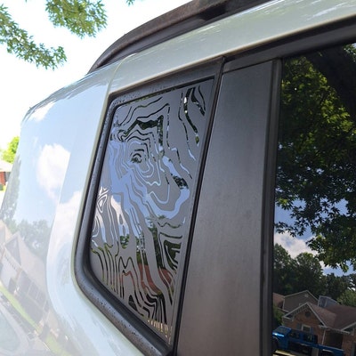 Fits 2005-2010 Jeep Commander Quarter Window Skulls Leopard Cheetah ...