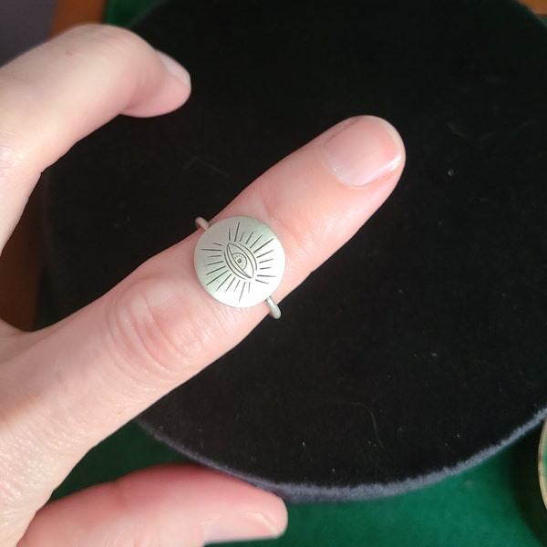 Vintage Mickey Mouse Stainless Steel Spoon Ring Vintage Bonny Disney ...