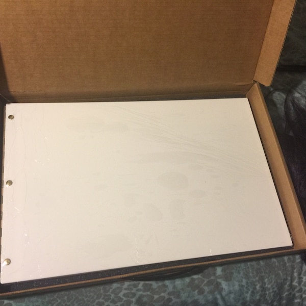 Gold Glossy White 11x17 Landscape Portfolio Book Case 11x17 Landscape ...