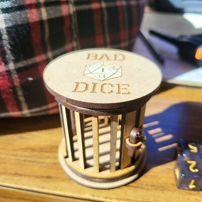 Bad Dice Personalized Square Dice Jail - Etsy