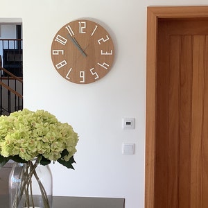 Large Wall Clock Modern Clock Wall Clock Kitchen Clock | Etsy