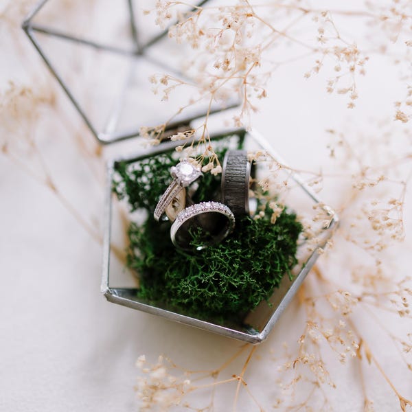 Engagement Ring Box, Proposal Ring Box Wedding Ring Box, Ring Bearer ...