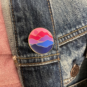 Subtle Trans Flag Sticker Pride Sticker Mountain Sticker | Etsy