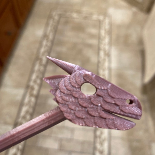 3D Printed Dragon Ring Distaff - Etsy