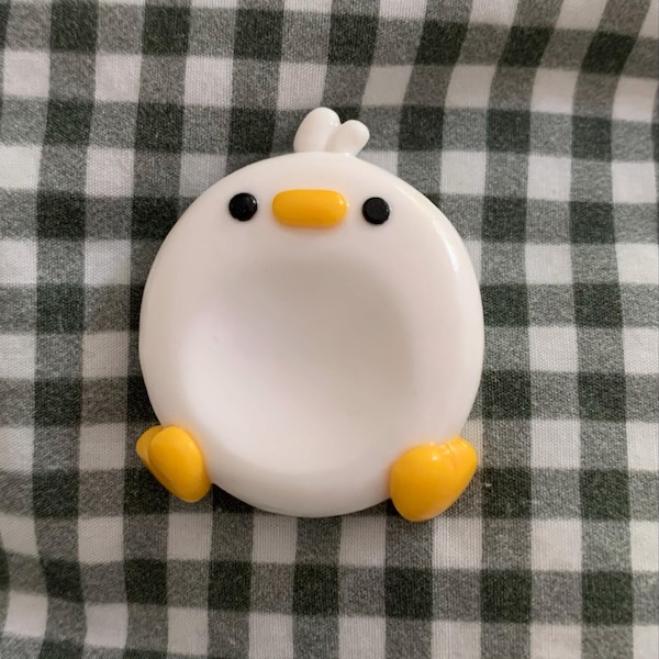 Duck Worry Stone - Handmade With Polymer Clay, This Pocket-sized Thumb ...