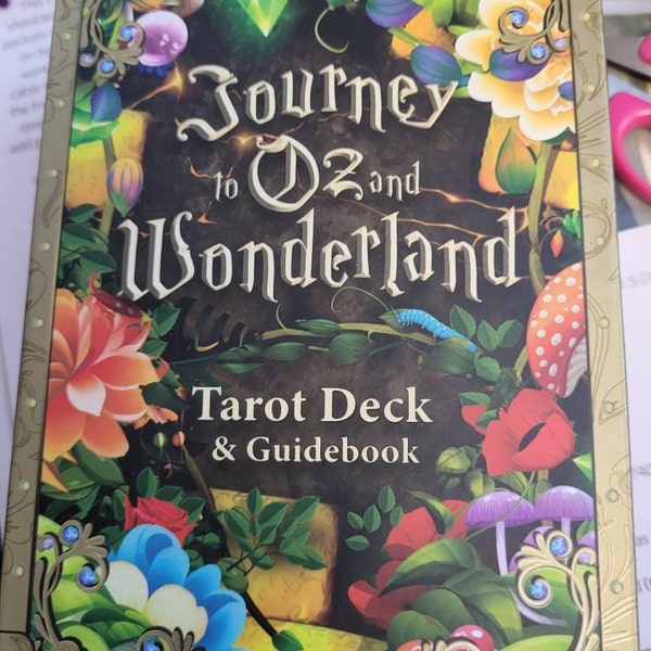 Indie Tarot Deck & Guidebook 'journey to Oz and Wonderland' Beginner ...