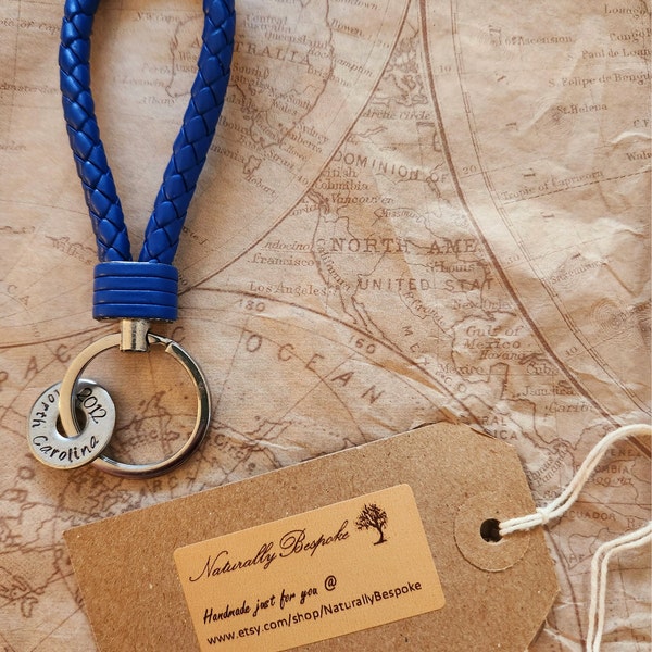 Traveller Key Ring, Travel Keepsake, Country Key Ring, My Holidays ...