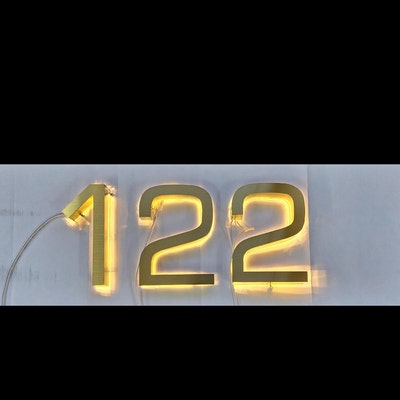 3d Backlit Sign, 3d Led Signage, Custom Outdoor Logo, Light Sign ...