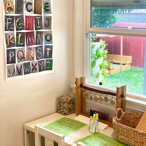 Rustic Alphabet Setfarmhouse Classroom Decorrustic Nursery - Etsy