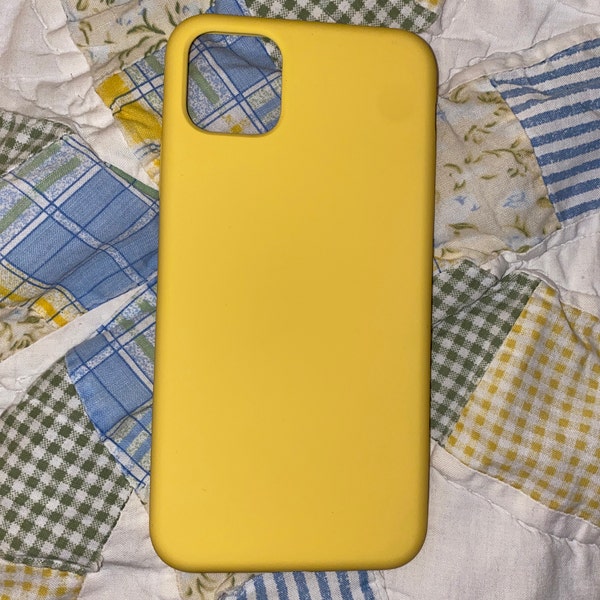Butter Yellow Silicone iPhone Case Soft Yellow Case for iPhone 13 ...