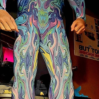 Psychedelic Rave Men Set Festival Male Set Music Festival - Etsy