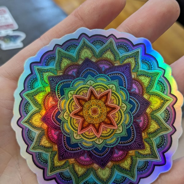 Evil Eye, Protection Symbol, Vinyl Sticker, All Seeing Eye, Holographic ...