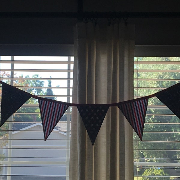 Nautical Banner -nautical Party Garland - Anchors - Red White Blue ...