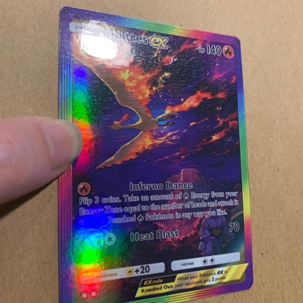 Custom Charizard EX Card - Regular & Shiny Variants | Physical Pokémon ...