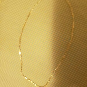 14k Gold Twist Chain Necklace, Thin Rope Chain Necklace, Dainty ...