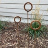 8 Iron Ball Big Rusty Metal Ball Garden Decor Garden Art - Etsy