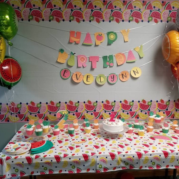 Twotti Frutti Party Pack | Girls Sweet 2nd Birthday | Tutti Fruity ...