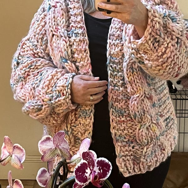 Easy Knit Pattern | Chunky Sweater Alaska Dream Knitting Pattern by ...