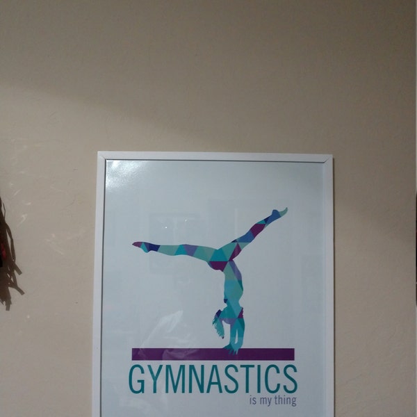 Gymnastics, Gymnastics Poster, Gymnastics Print, Gymnastics Art ...