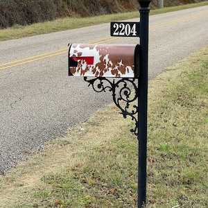 Thin Red Line Firefighter's Mailbox Wrap Mailbox Cover - Etsy