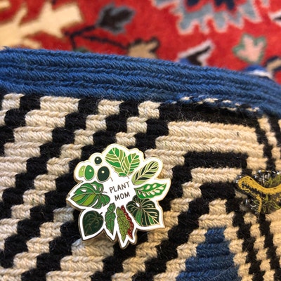 Plant Mom Hard Enamel Pin Plant Lady Pin Plant Lover Pin House Plant ...