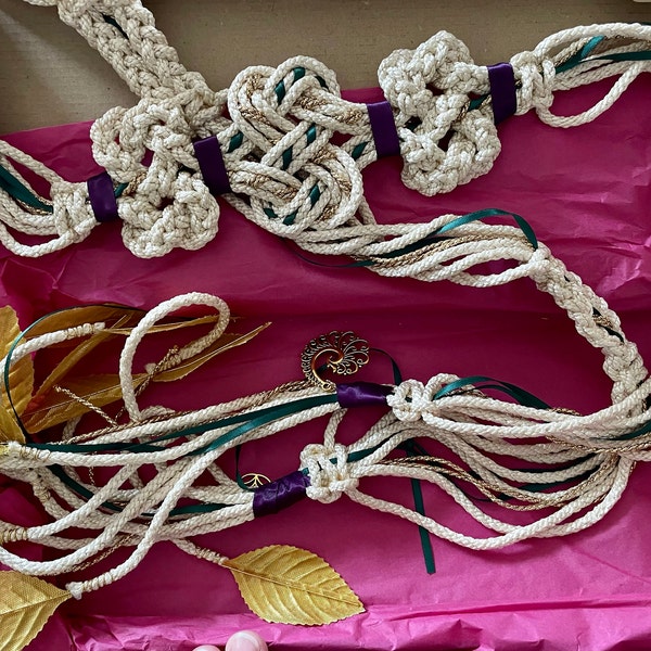 Handfasting Cord - Bespoke Triple Celtic Love-knot Handfasting Cord ...