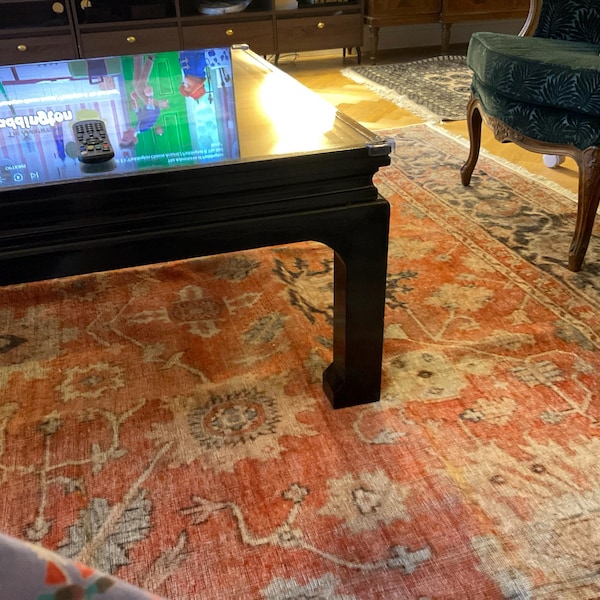 Terracotta Multi Color Persian Style Traditional Rug Pink Navy Vintage ...