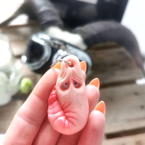 Old Man Bear Art Sculpture Teddy, Weird Plush Toy Sculpture, Creepy ...