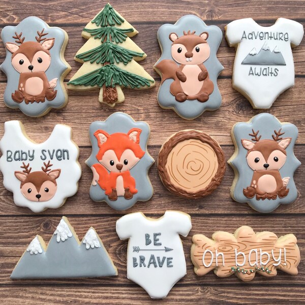 Cute Baby Woodland Forest Animals, SVG Cut Files, Deer Cut Files, Cute ...