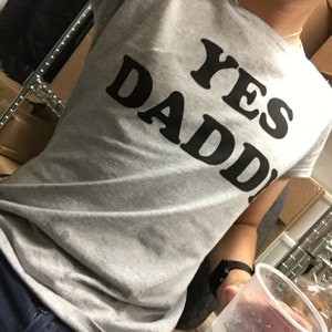 Yes Daddy Submissive Pink DDLG T-shirt - Etsy