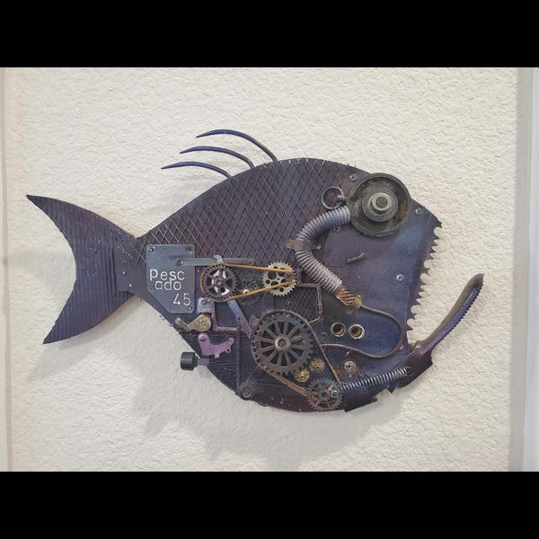 Handmade 3d Fish Shoal 36x24 Boxed Framed Resin Art Coastal Gift ...