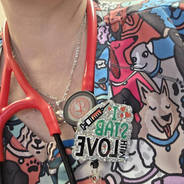 Medical/phlebotomy Badge Reel - Etsy