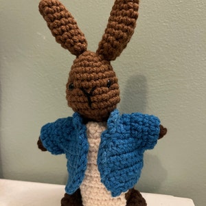Peter Rabbit Amigurumi Pattern, Crochet Bunny Pattern, Crochet Tutorial ...