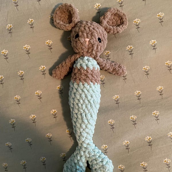 Brie Mouse Mermaid Tail Mod CROCHET PATTERN fable Collection - Etsy UK