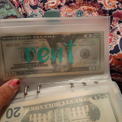 CUSTOMIZED Cash Envelope System, Budgeting Organizer, Personalized ...