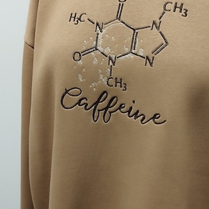 Caffeine Molecule Embroidery DESIGN FILE Machine Embroidery Design 7 ...