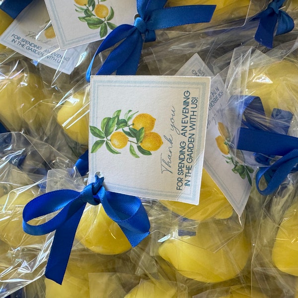 Lemon Bridal Shower Favors - Citrus Bridal Shower Favors - Lemon ...