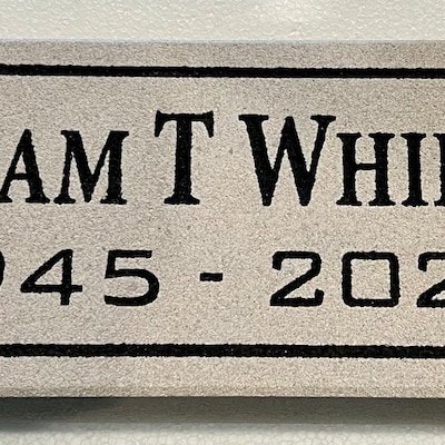 REAL Indiana Limestone Address Stone Block to Install With Brick or ...