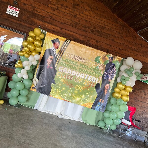 2023 Graduation Backdrop, Photo Graduation Backdrop, 2023 Graduation ...