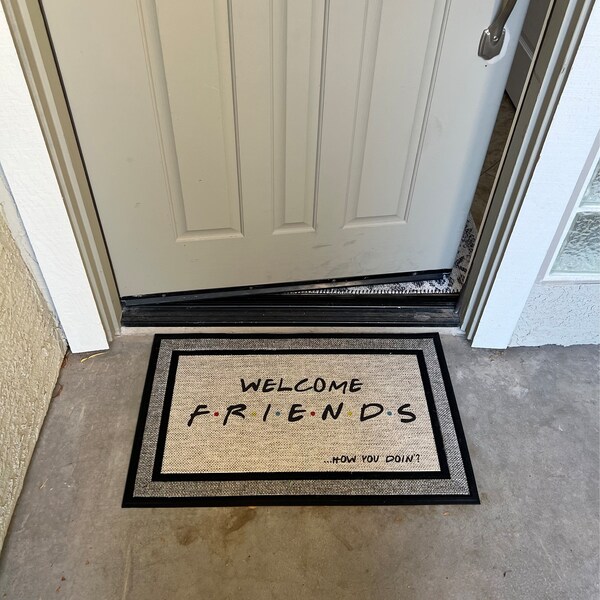 Friends Door Mat - Welcome Doormat - Funny Door Mat - Etsy